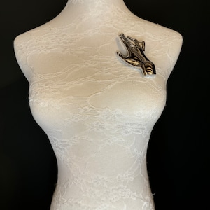 4” Hand Brooch Pin, Silver Gold - Etsy