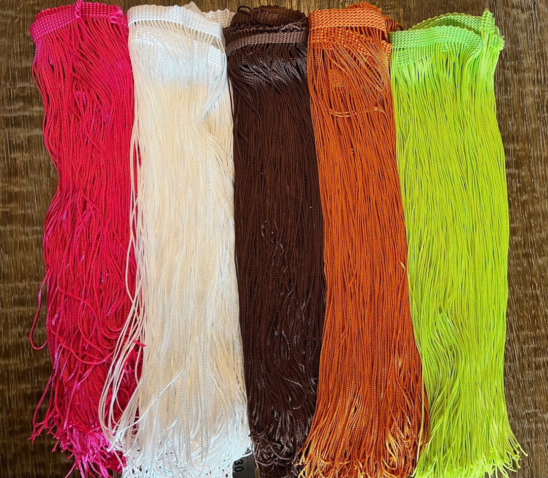 12 Wide Fringe Trim 30cm Wide Fringe Trimming 5 Colours - Etsy