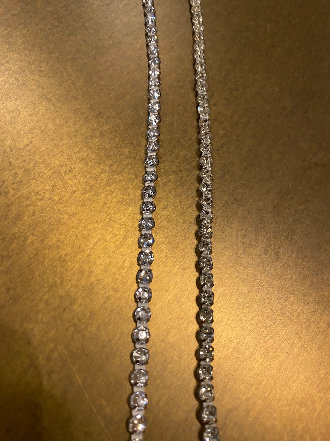 Diamante Stones, Diamanté Tape, Rhinestones on Cord, Easy to Sew, High ...