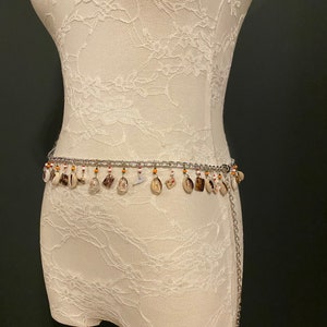 Handmade Shell Silver Chain Belt – Handmade to Measure 18–60 Inch Waist ...