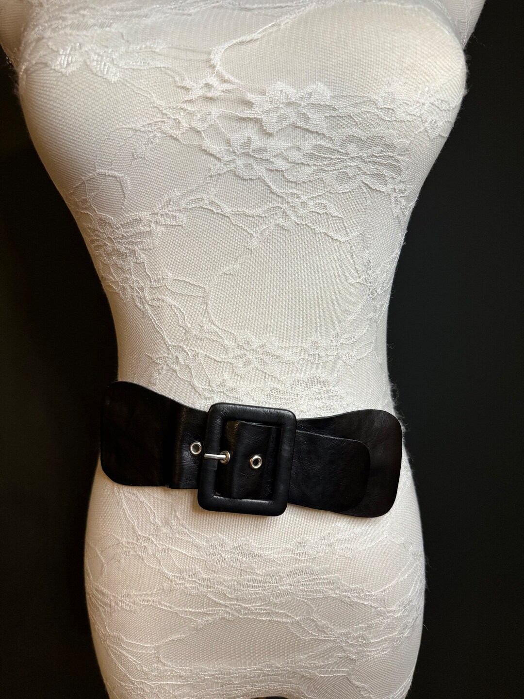 Kilt Strap Belt, Black Soft Faux Leather, Vegan Kilt Strap, Belt ...