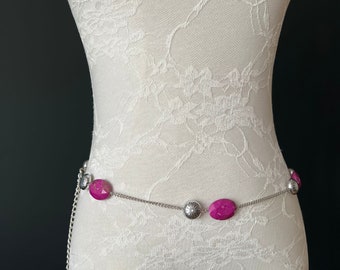 Beaded Chain Belt - Etsy