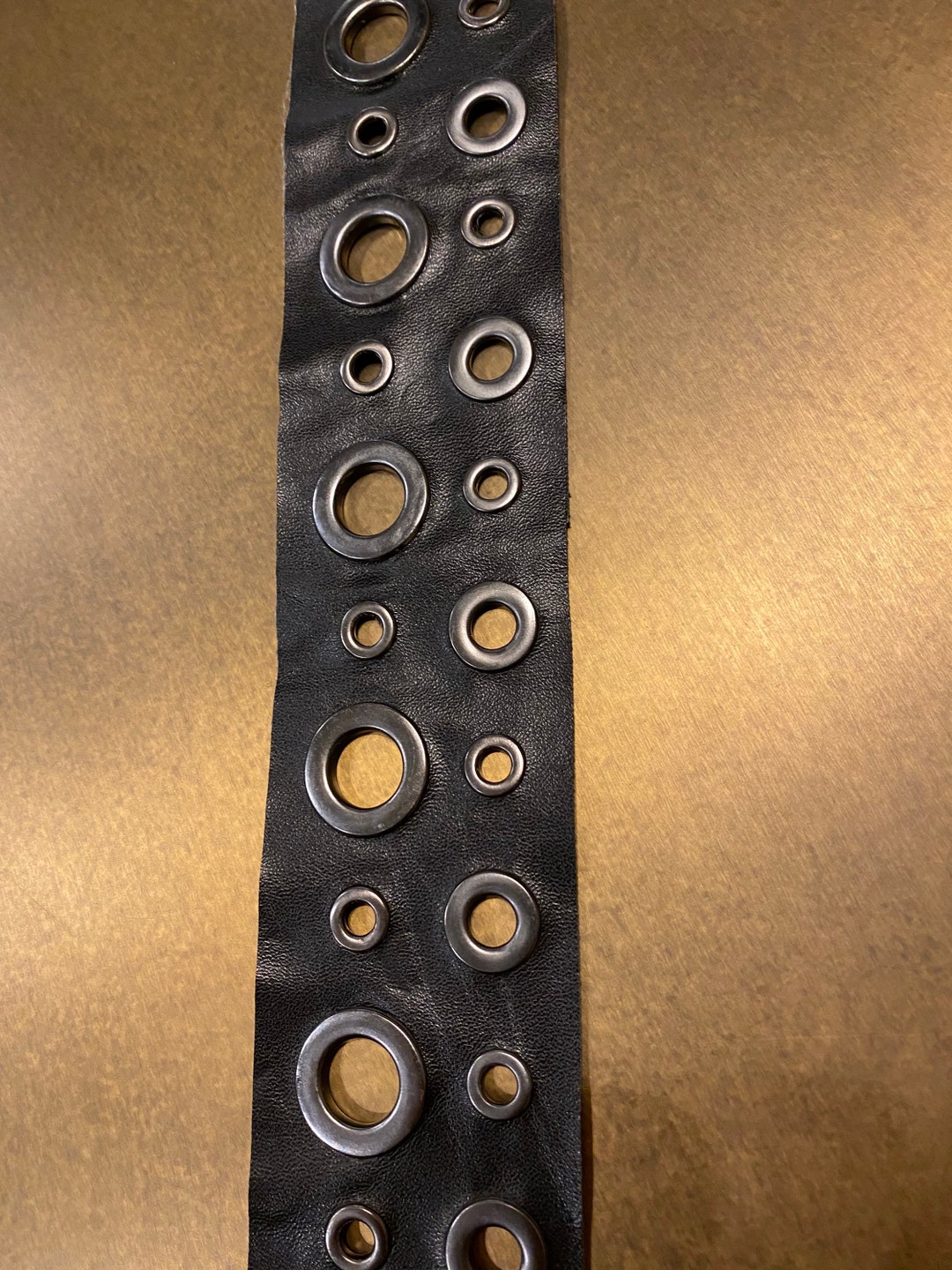 2” Wide Eyelet Tape, Black, Gunmetal Eyelets, 2” Wide Tape, Trimming ...