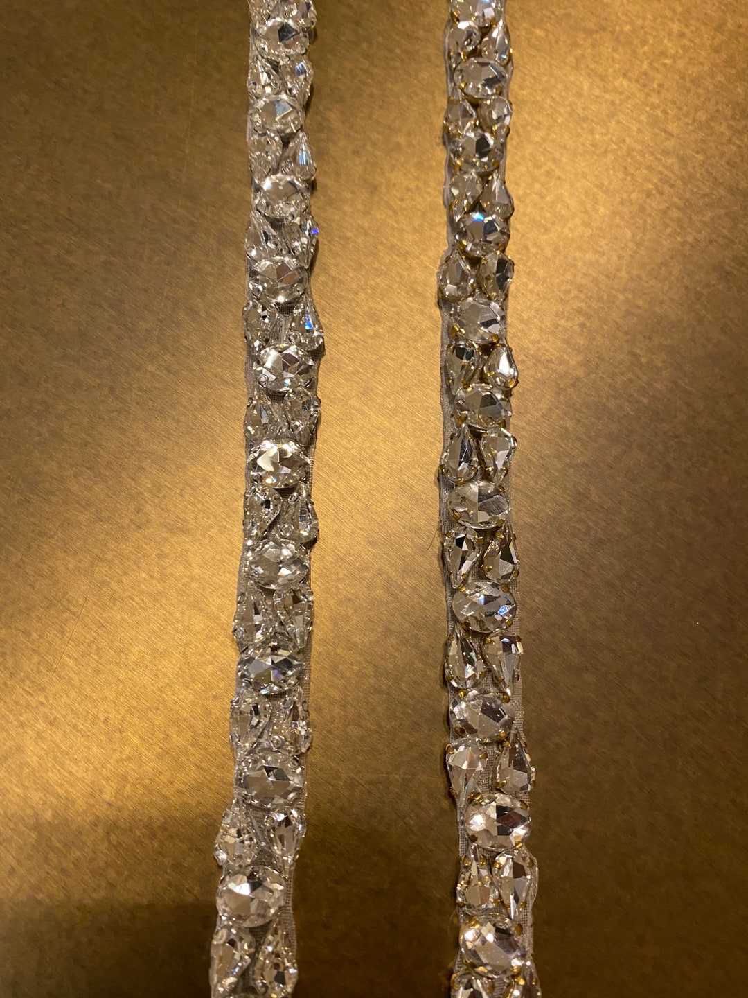 Loose Rhinestone Diamante Chain, Trim, Wedding, Dresses, Belt Bridal ...