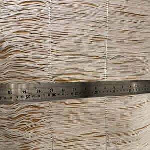 16” Wide Fringe, Elegant Fringe, White Colour, Quality Fringe Trimming ...