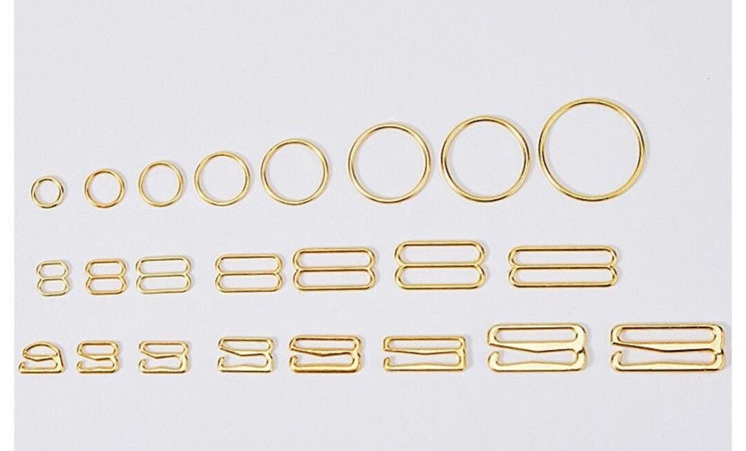Metal Bra Rings Slides Hooks 5 Sizes 10mm 3/8 15mm 5/8 - Etsy