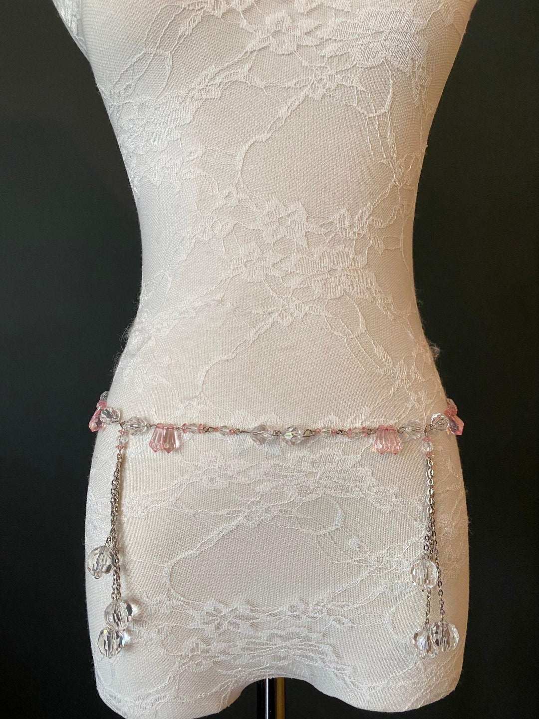 X-long Belt, Beaded Fringe Belt, Chain Belt, Fashion Belt, Accessory ...