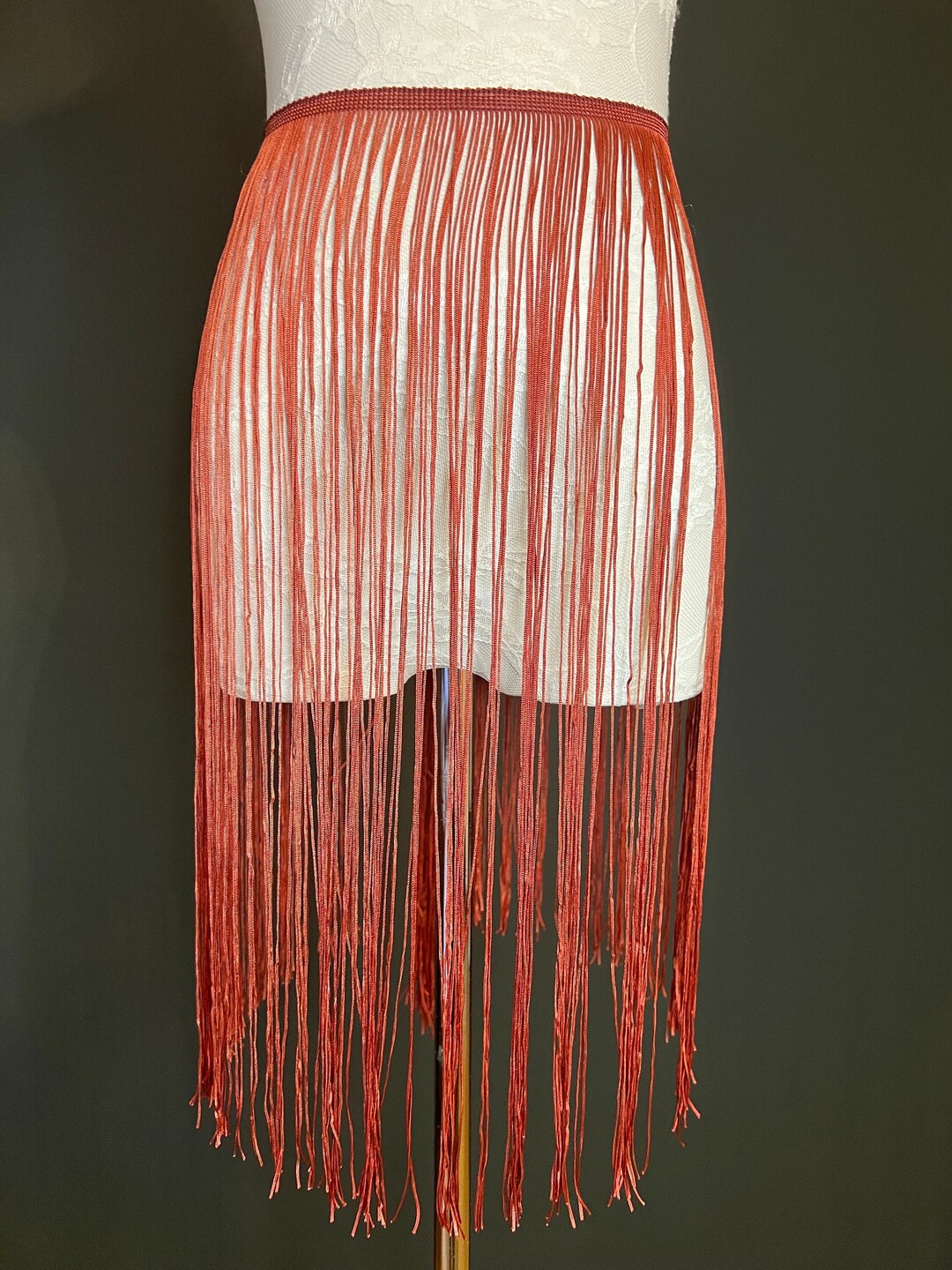 20" Rust Fringe Trim, Costume & Decor, Price per Metre, 17 Colours - Etsy