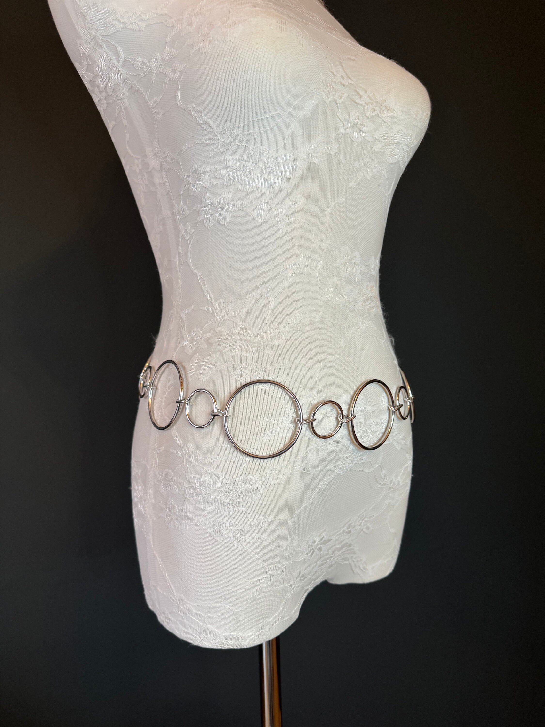 X-long Belt, Ring Belt, Fashion Belt, Silver Ring Belts X-long Belt, Ring Belt, Fashion Belt, Silver Ring Belts