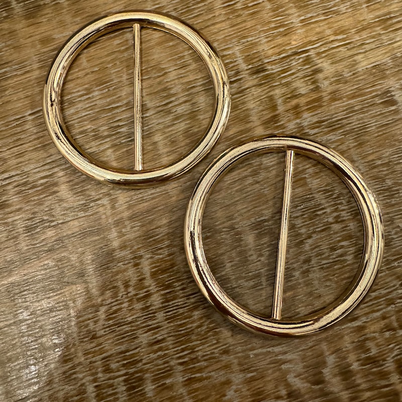 Circle Metal Buckle - Etsy
