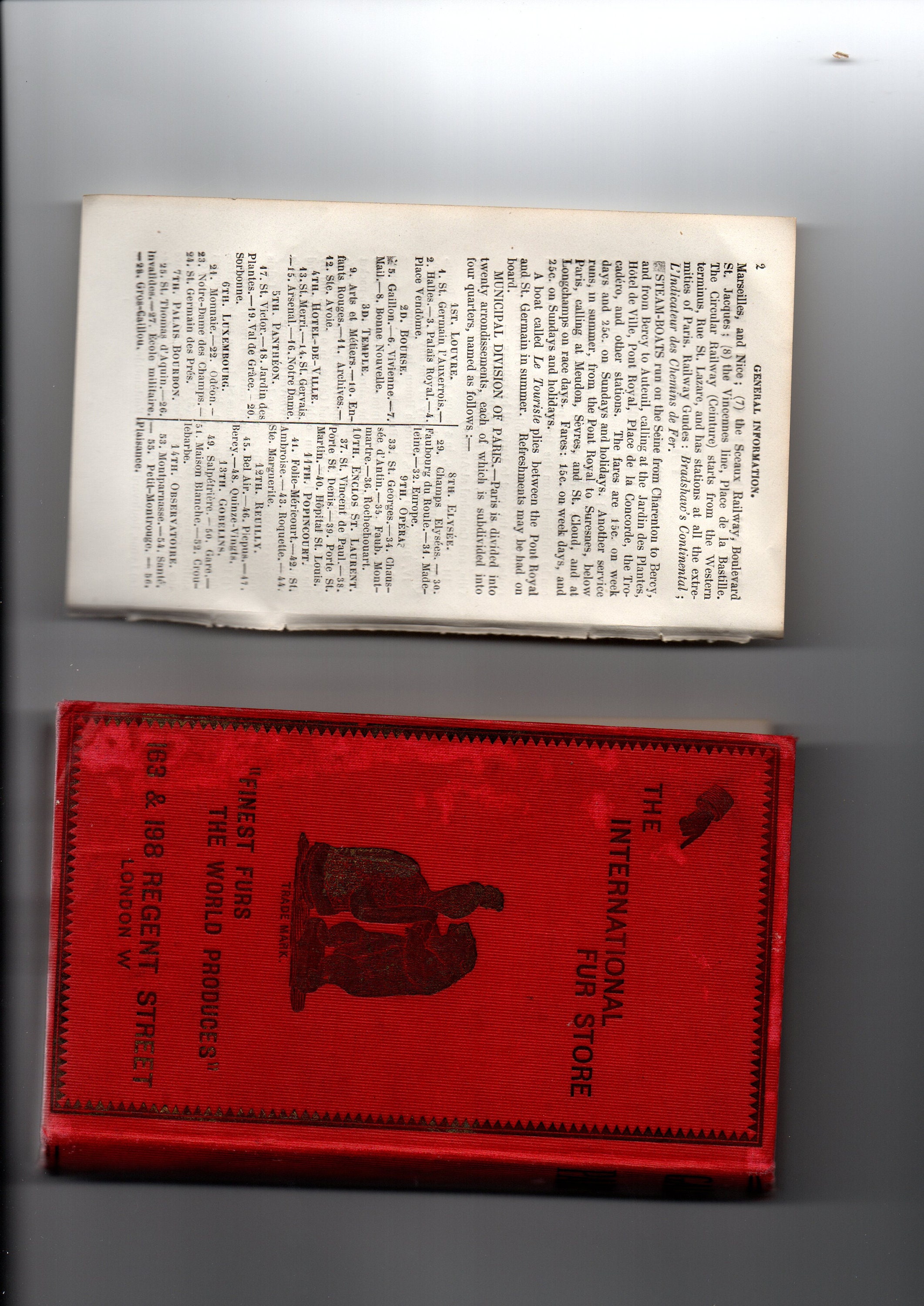 1891 Vintage Paris Tour Guide - Etsy