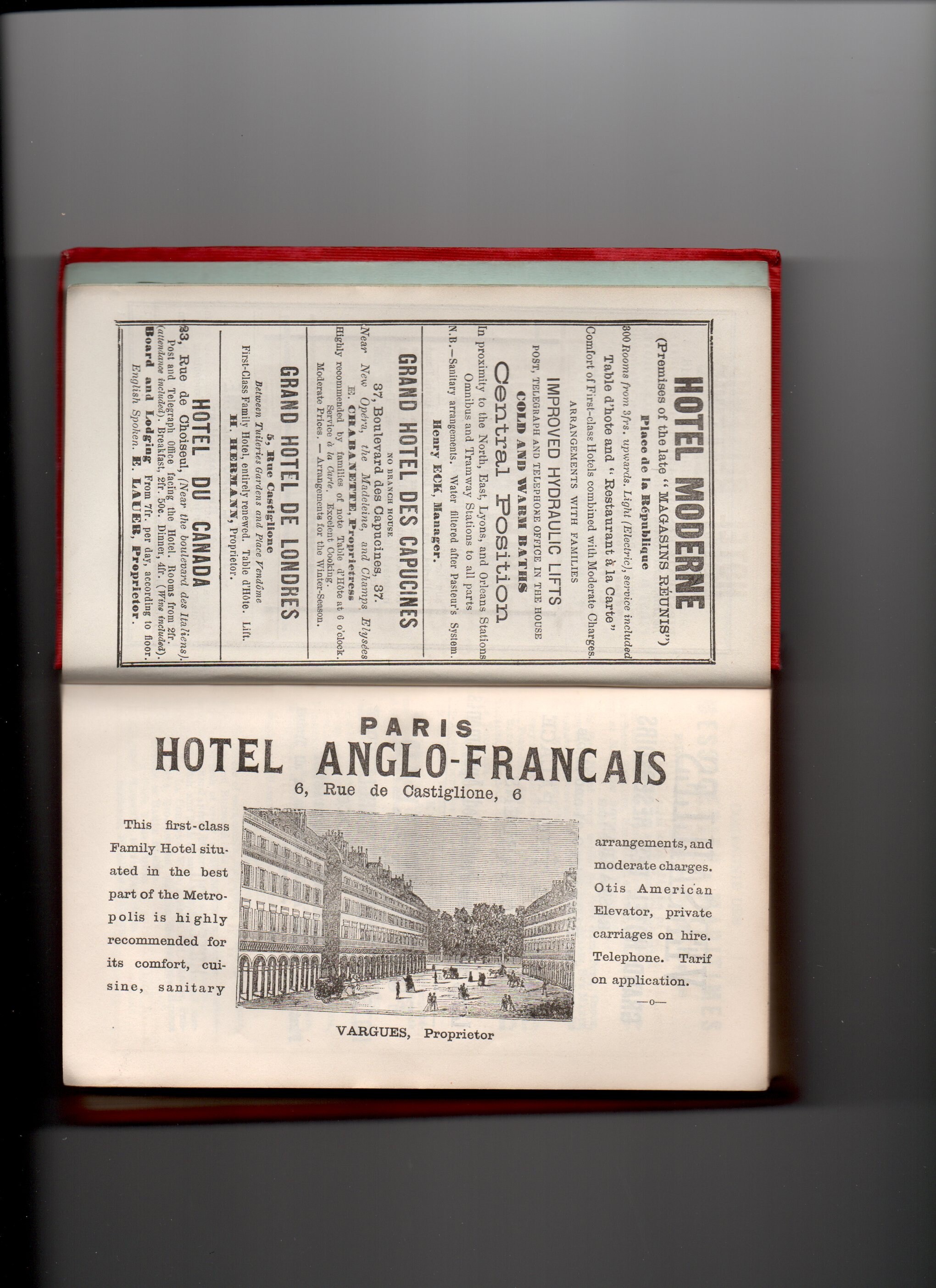 1891 Vintage Paris Tour Guide - Etsy