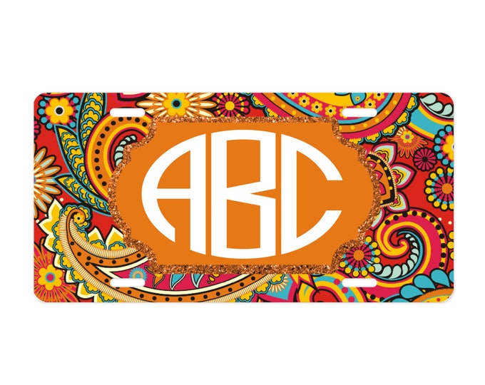 Custom License Plate Front Car Tag, Aluminum or Plastic Personalized ...