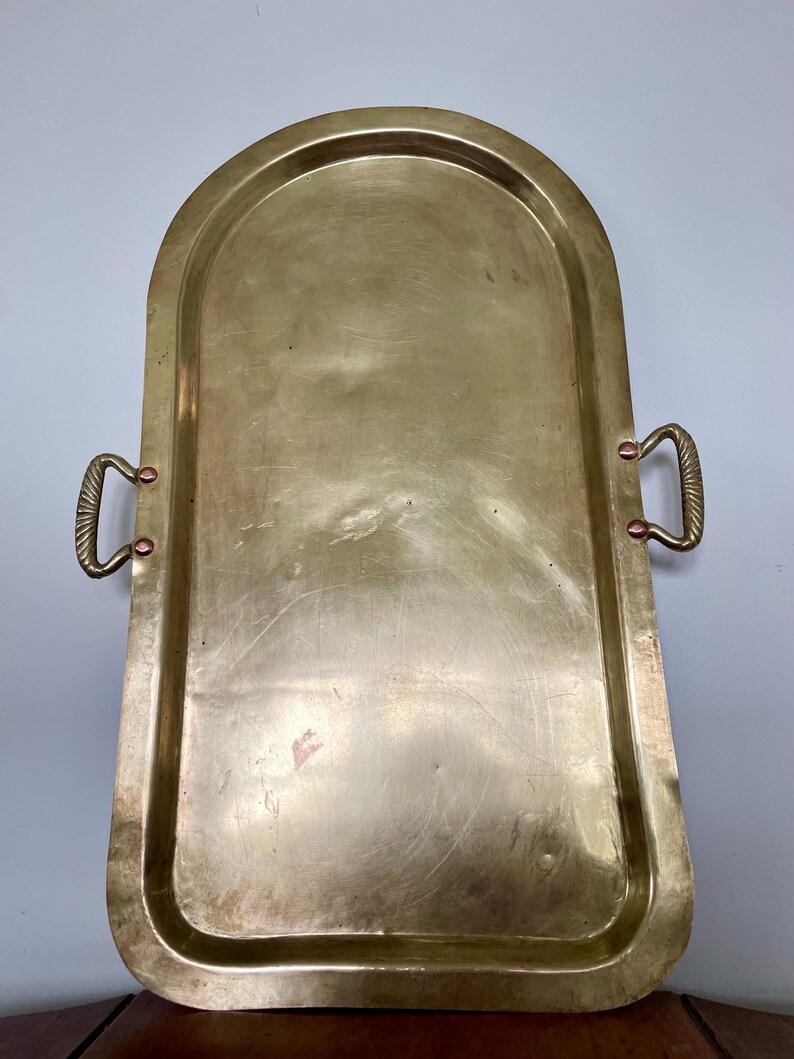 Antique Russain Brass Tray Antique Russian Imperial Samovar Tray ...
