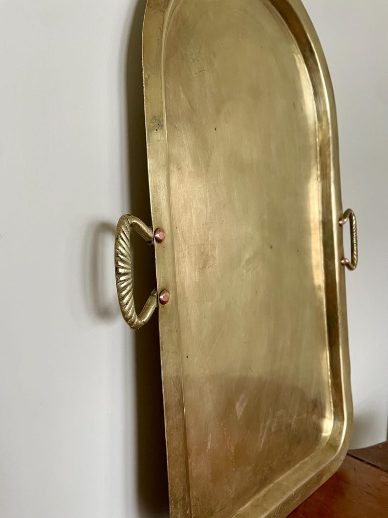 Antique Russain Brass Tray Antique Russian Imperial Samovar Tray ...
