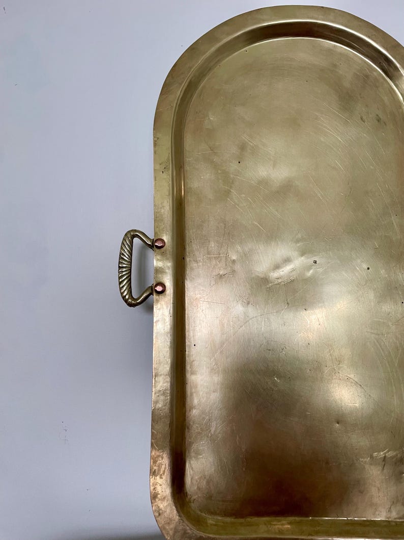 Antique Russain Brass Tray Antique Russian Imperial Samovar Tray ...