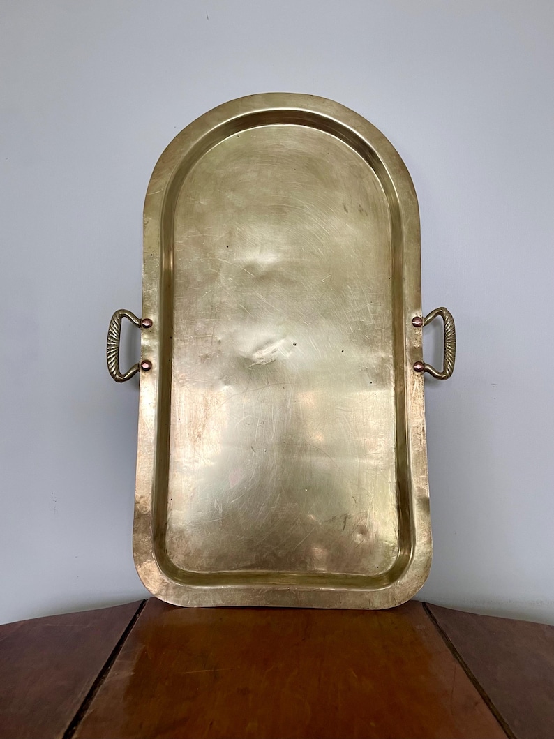Antique Russain Brass Tray Antique Russian Imperial Samovar Tray ...