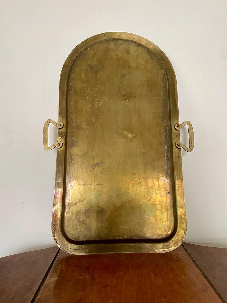 Antique Russain Brass Tray Antique Russian Imperial Samovar Tray ...