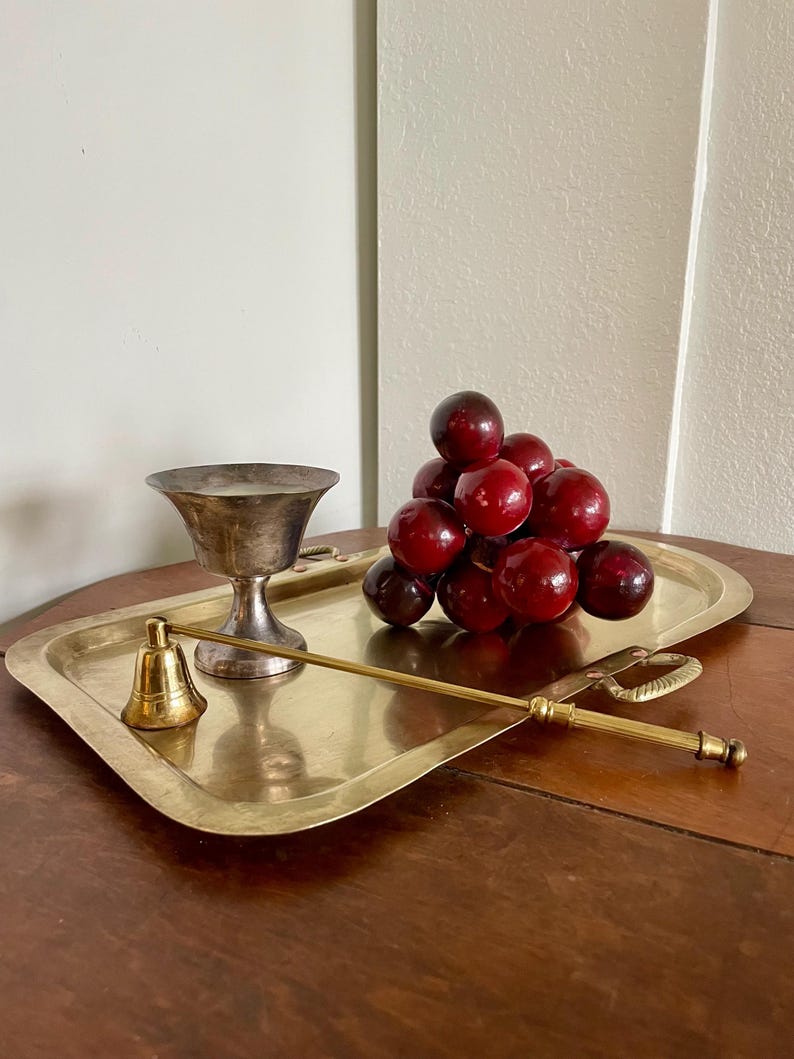 Antique Russain Brass Tray Antique Russian Imperial Samovar Tray ...