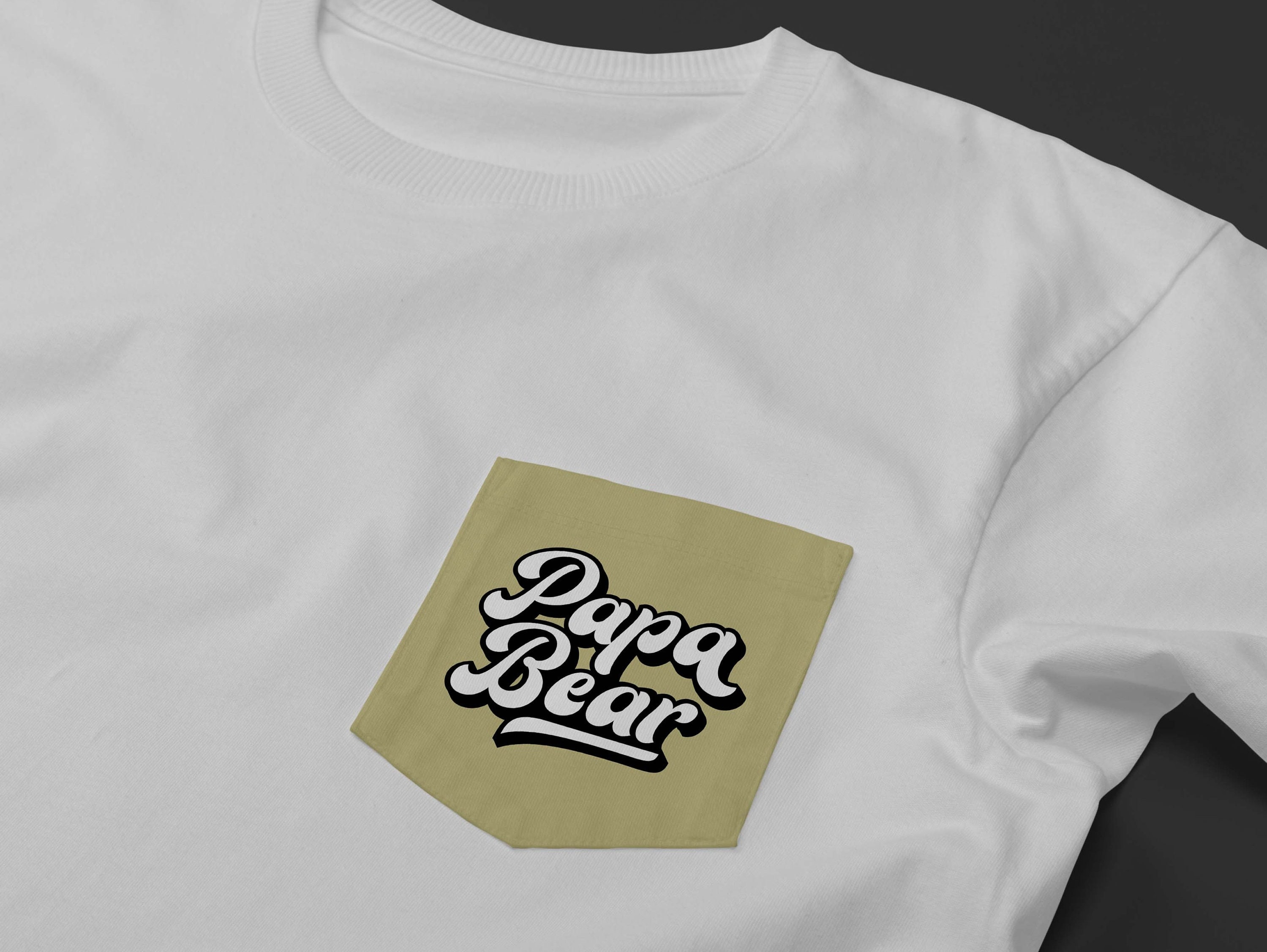 Papa Bear Svg 70s Retro Style, Cricut Cutfiles, Family Bear Svg Files ...