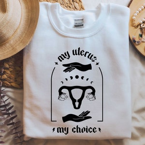 My Uterus My Choice SVG PNG Sublimation Design, Womens Rights T Shirt ...