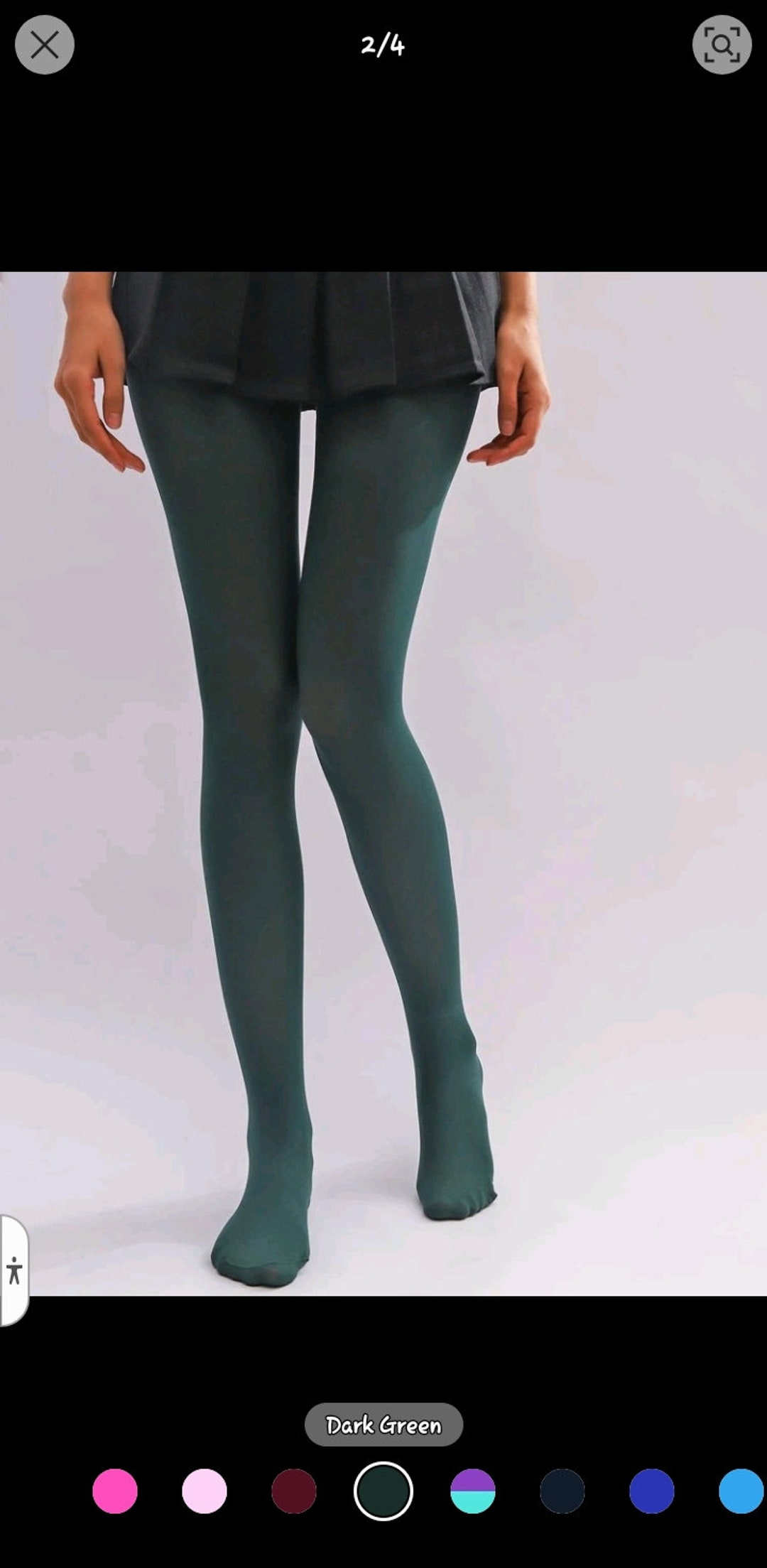 Hunter Green Tights Stockings Pantyhose Sheer & Opaque Legwear Woman's ...