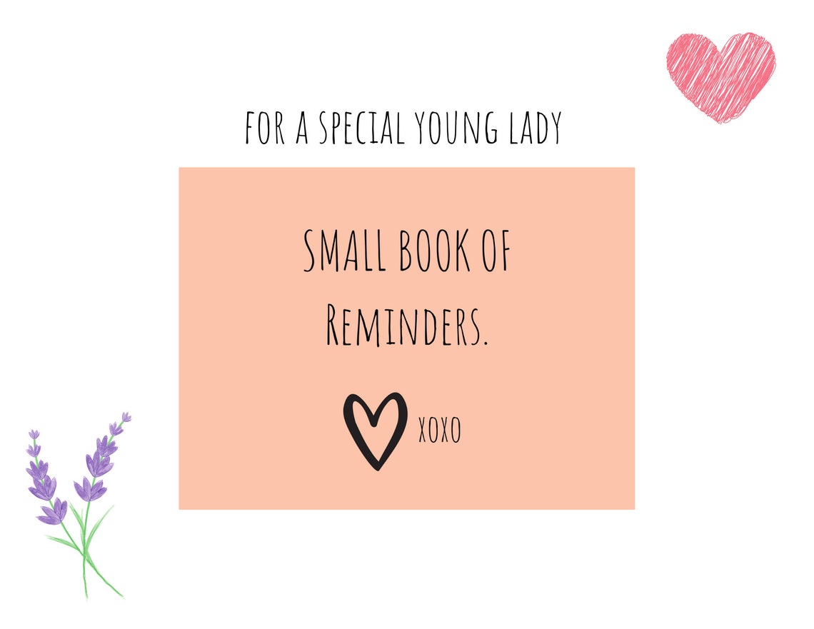 Build Your Own Book for Your Daughter A Small Book of Reminders With ...