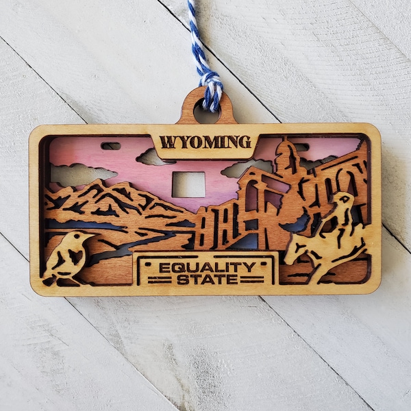 Wyoming License Plate - Etsy