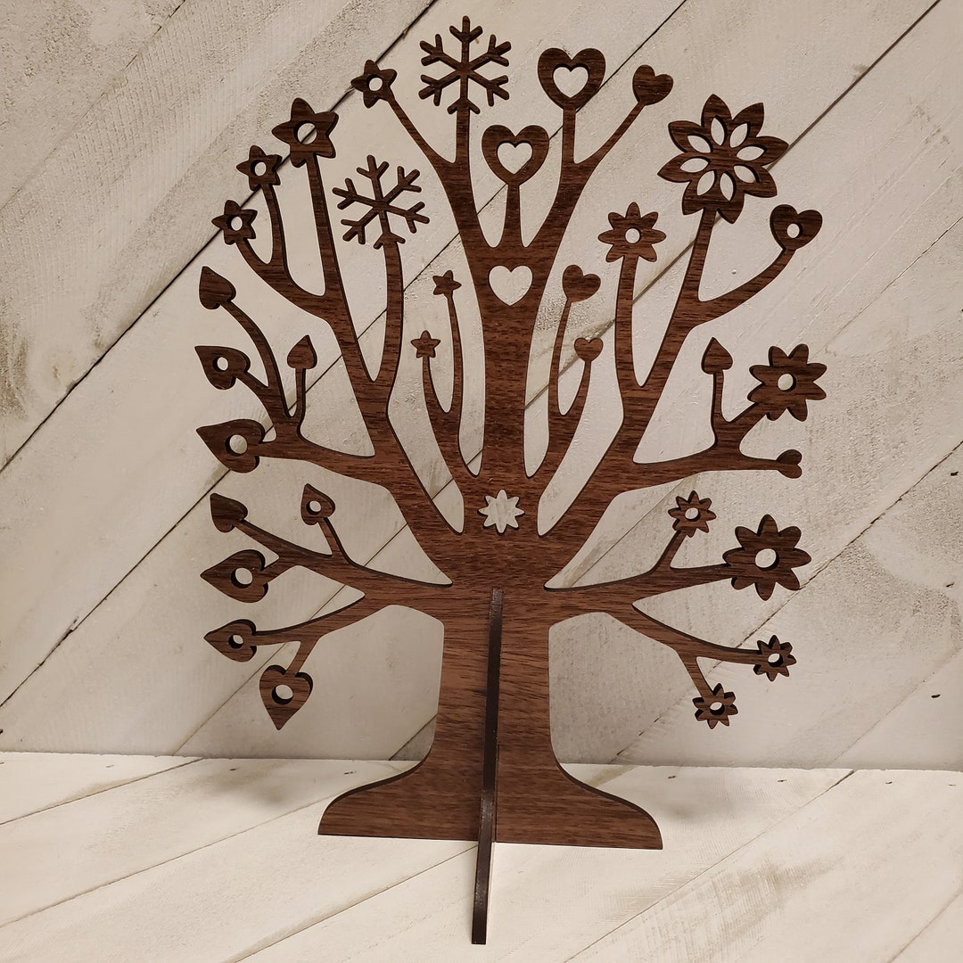 Whimsical Wooden Jewelry Tree Organizer, Gift for Her - Etsy