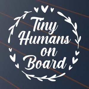 Tiny Humans on Board SVG - Png - Dxf - Pdf - Cricut Cut File - SVG ...