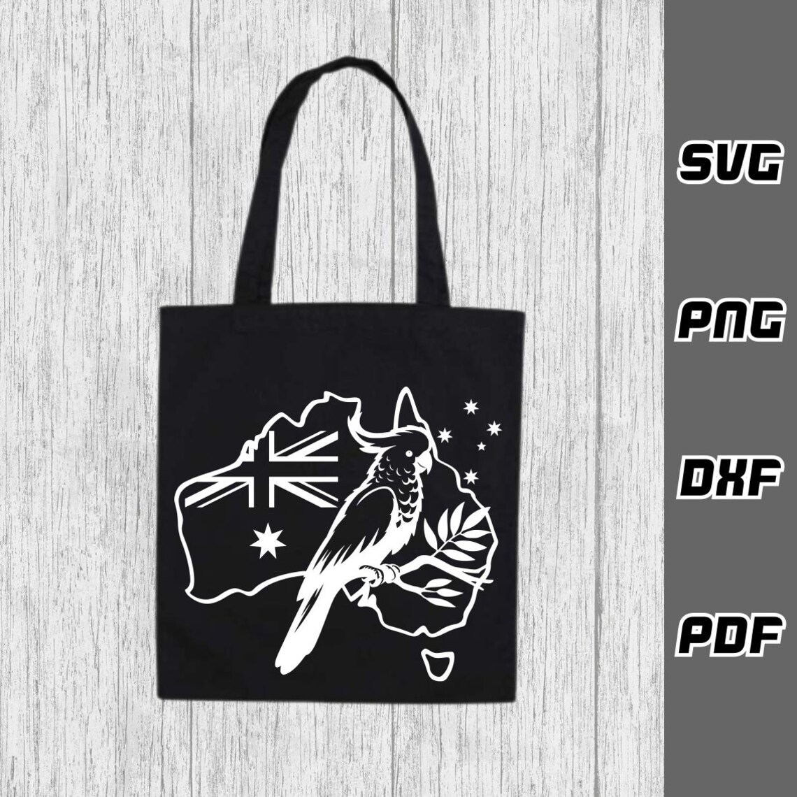 Australia Cockatoo Svg - Png - Dxf - Pdf - Cricut Cut File - Cut File ...