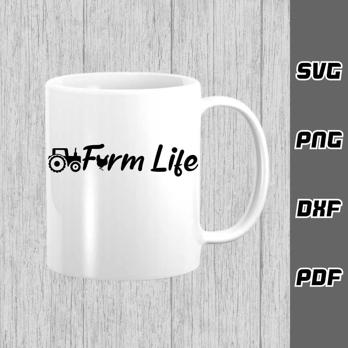 Farm Life SVG - Png - Pdf - Cricut Cut File - Digital Download ...