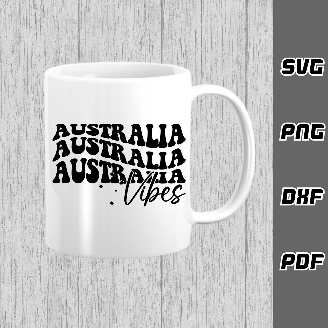 Australia Vibes SVG - Png - Dxf - Pdf - Cricut Cut File - Aussie Svg ...