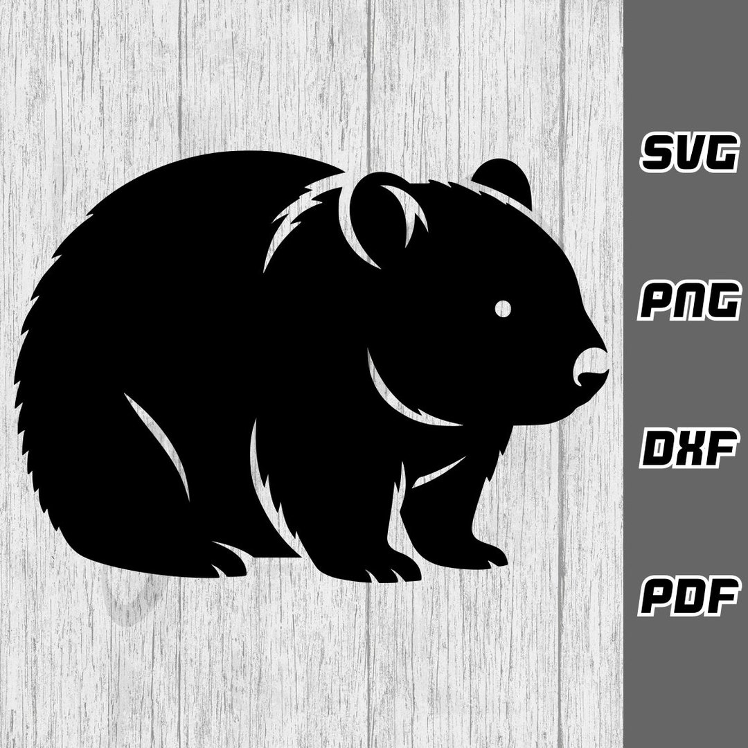 Wombat SVG - Png - Dxf - Pdf - Cricut Cut File - Wombat Shirt Svg - Cut ...
