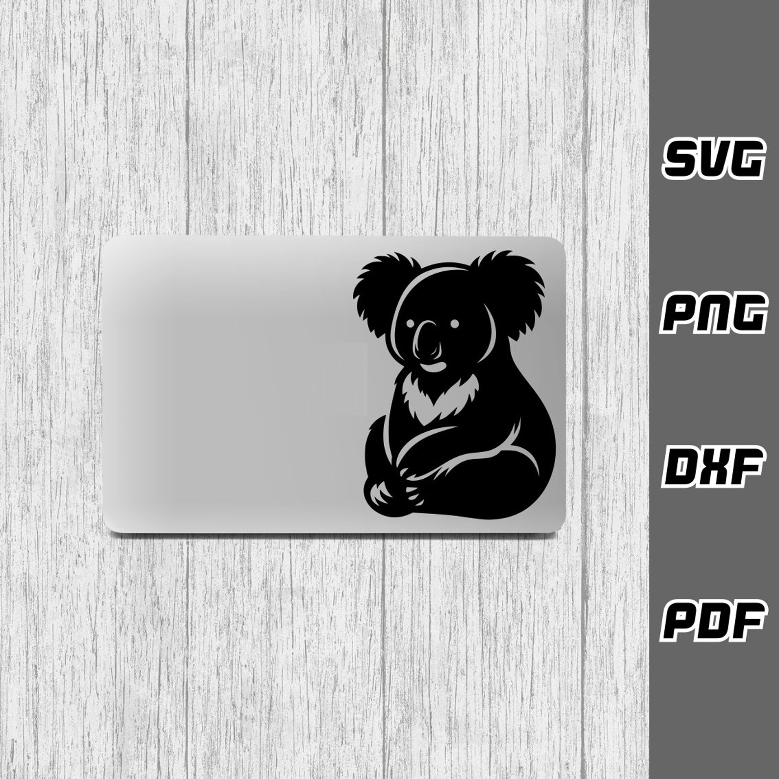 Koala Svg - Png - Dxf - Pdf - Cricut Cut File - Cut File - Animal Svg ...