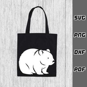 Wombat SVG - Png - Dxf - Pdf - Cricut Cut File - Wombat Shirt Svg - Cut ...