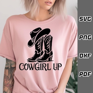 Cowgirl up SVG Png Dxf Pdf Cricut Cut File Rodeo Svg Horse Lover Svg ...