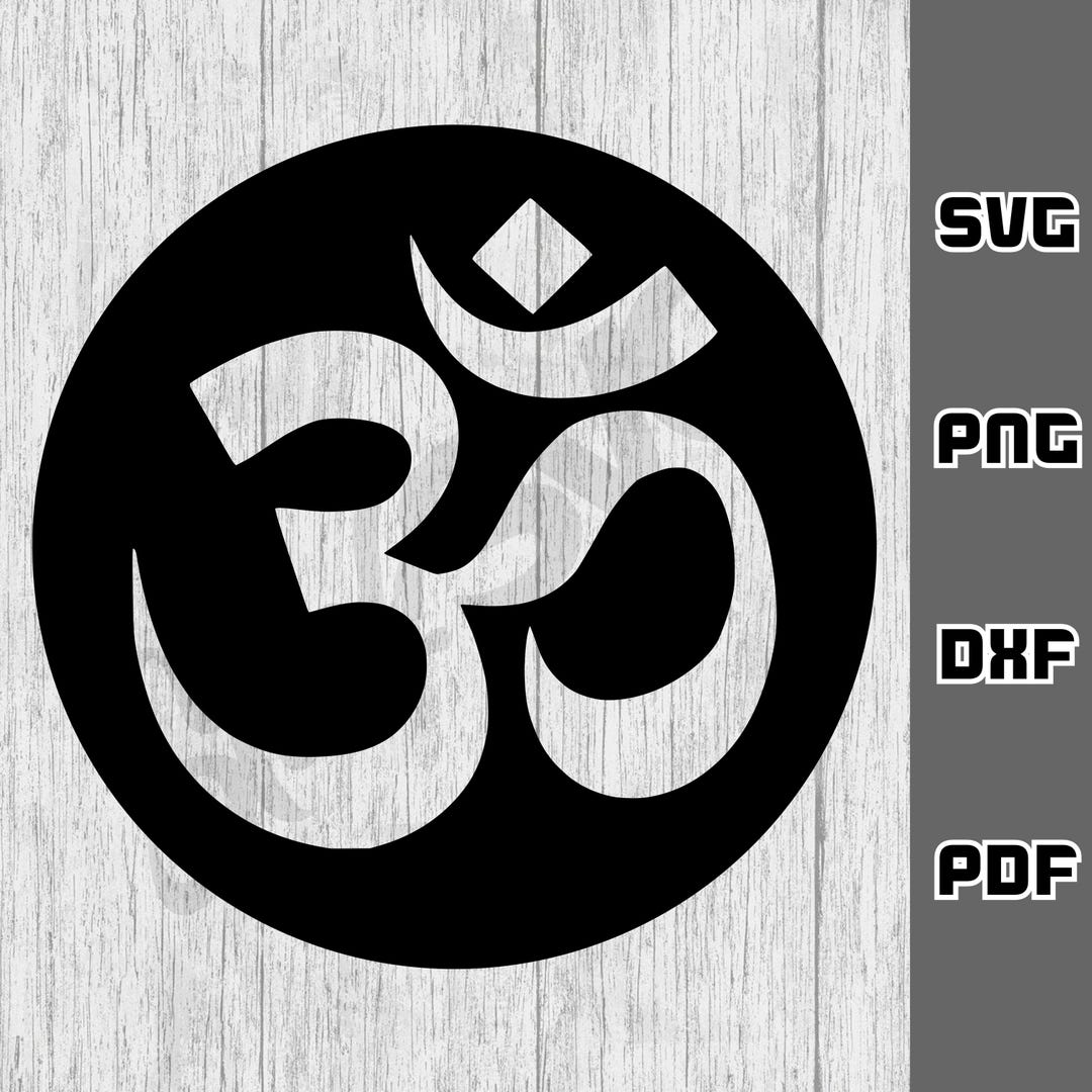 Om Aum SVG - Png - Dxf - Pdf - Cricut Cut File - SVG Files - Om Svg ...