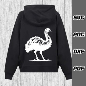 Emu SVG - Png - Dxf - Pdf - Cricut Cut File - Bird Svg - Silhouette Svg ...