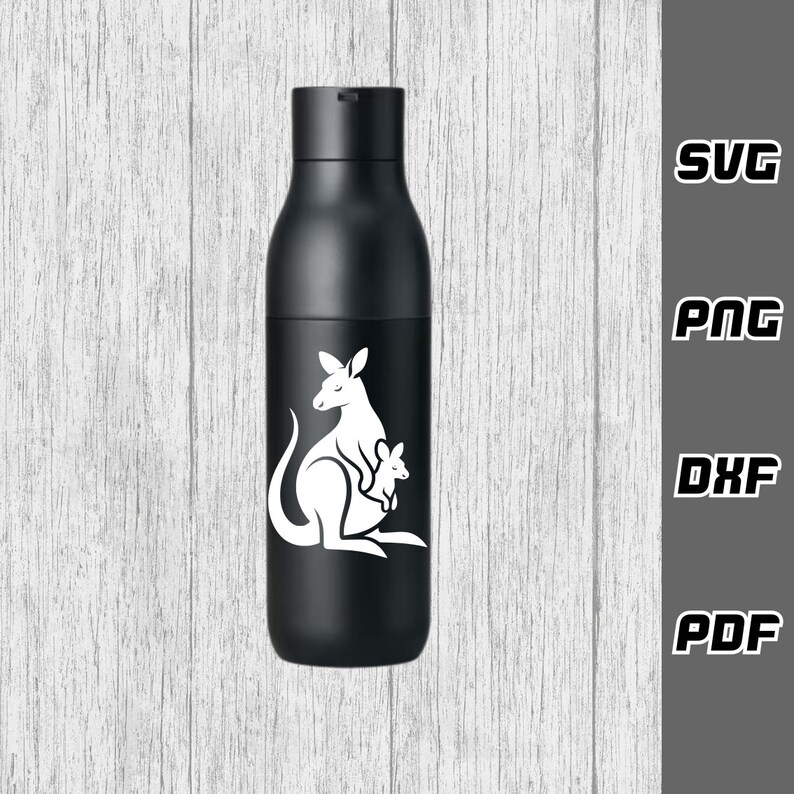 Kangaroo With Joey Svg - Png - Dxf - Pdf - Cricut Cut File - Cut File ...