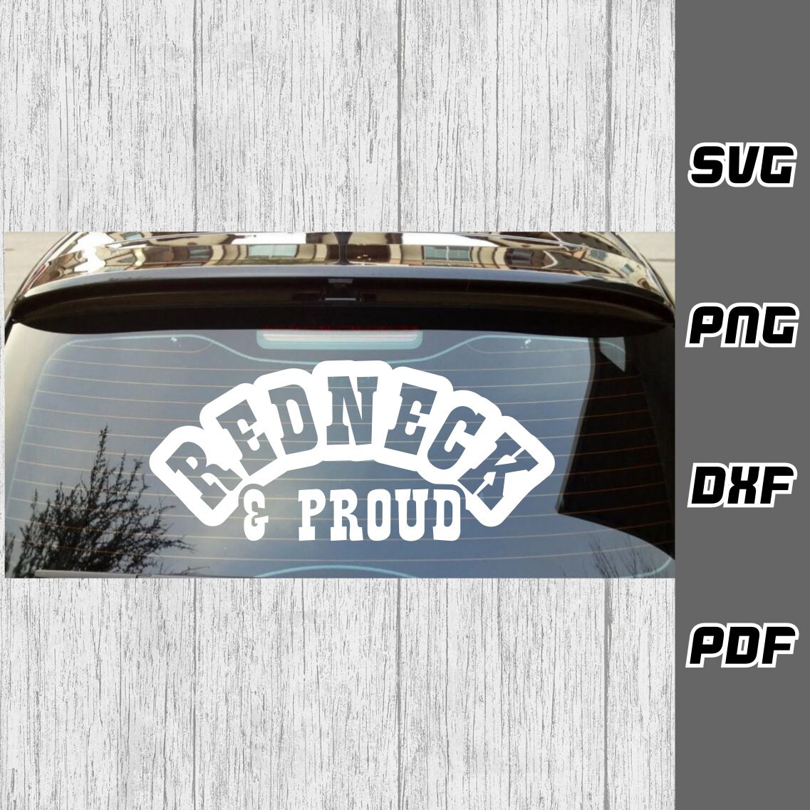 Redneck and Proud SVG - Png - Dxf - Pdf - Cricut Cut File - SVG Files ...