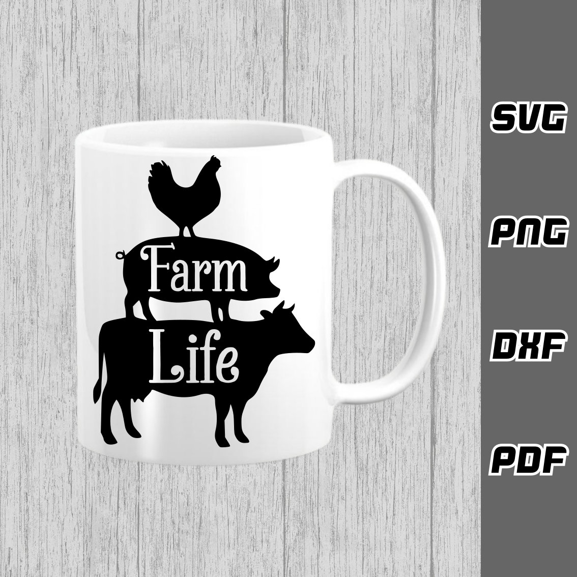Farm Life SVG - Png - Pdf - Cricut Cut File - Digital Download ...