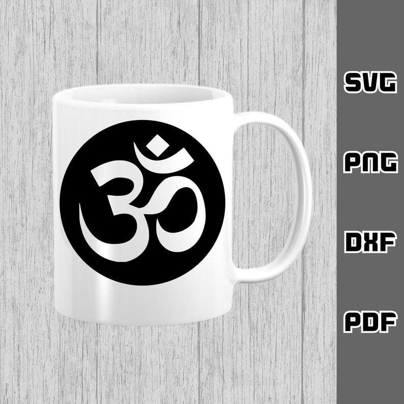 Om Aum SVG - Png - Dxf - Pdf - Cricut Cut File - SVG Files - Om Svg ...