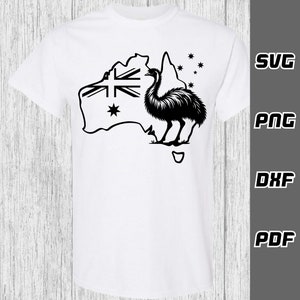 Australia Emu Svg - Png - Dxf - Pdf - Cricut Cut File - Cut File ...