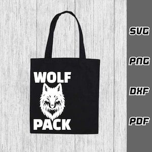 Wolf Pack SVG - Png - Dxf - Pdf - Cricut Cut File - Wolf Head Svg ...