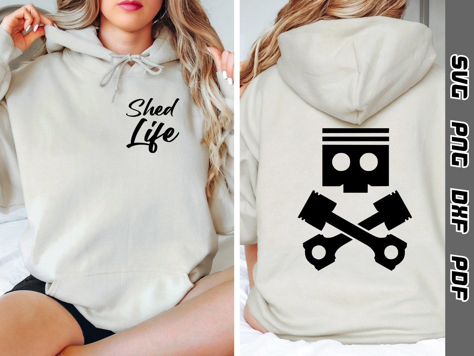 Shed Life SVG Piston Skull Svg Png Dxf Pdf Skull - Etsy