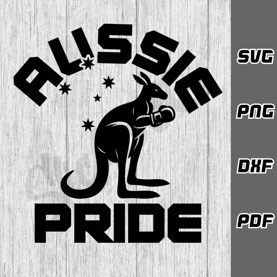 Aussie Pride Svg - Png - Dxf - Pdf - Cricut Cut File - SVG Cut File ...