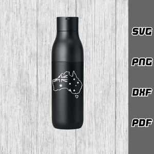 Australia With Flag SVG - Png - Dxf - Pdf - Cricut Cut File - Australia ...