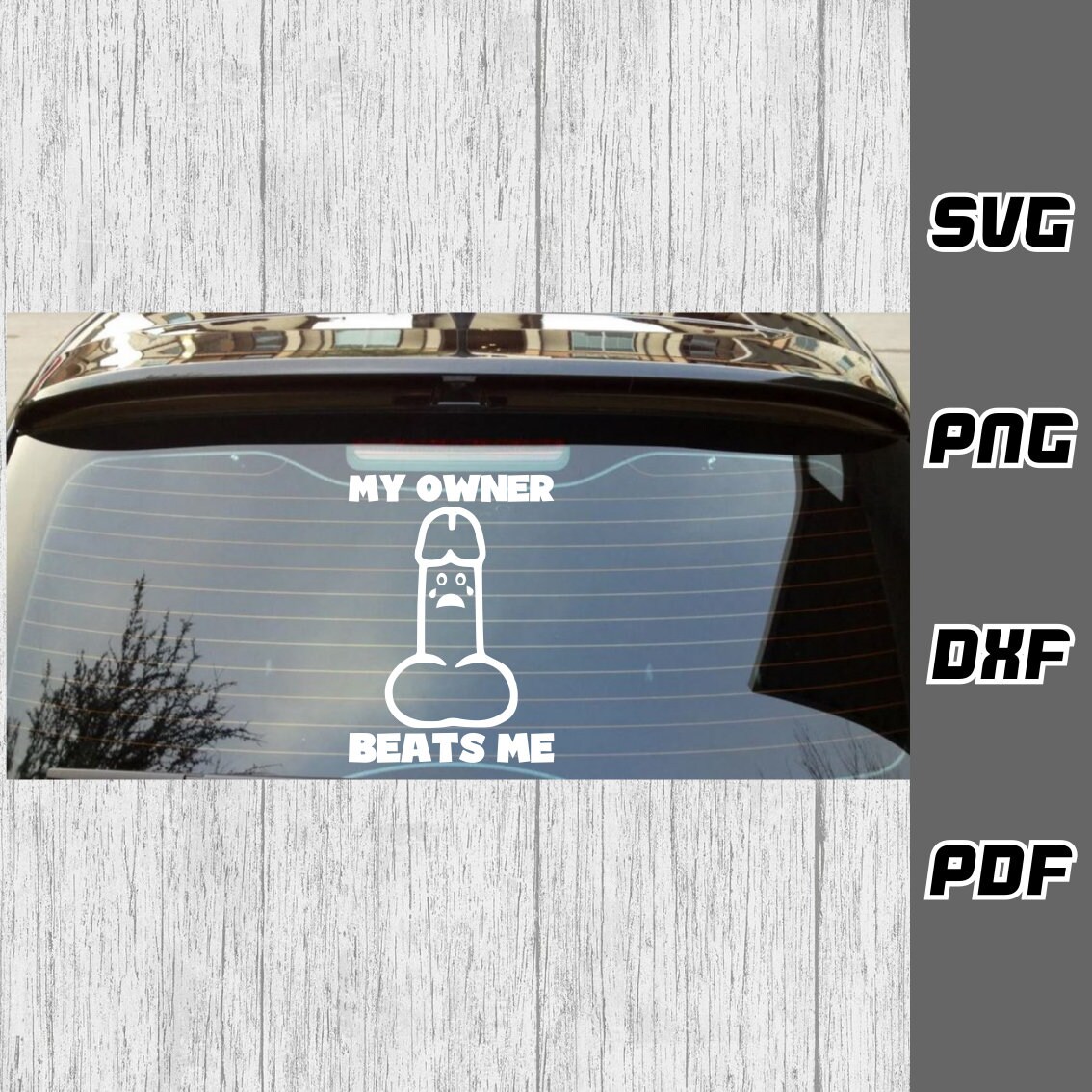 My Owner Beats Me SVG - Png - Dxf - Pdf - Cricut Cut File - SVG Files ...