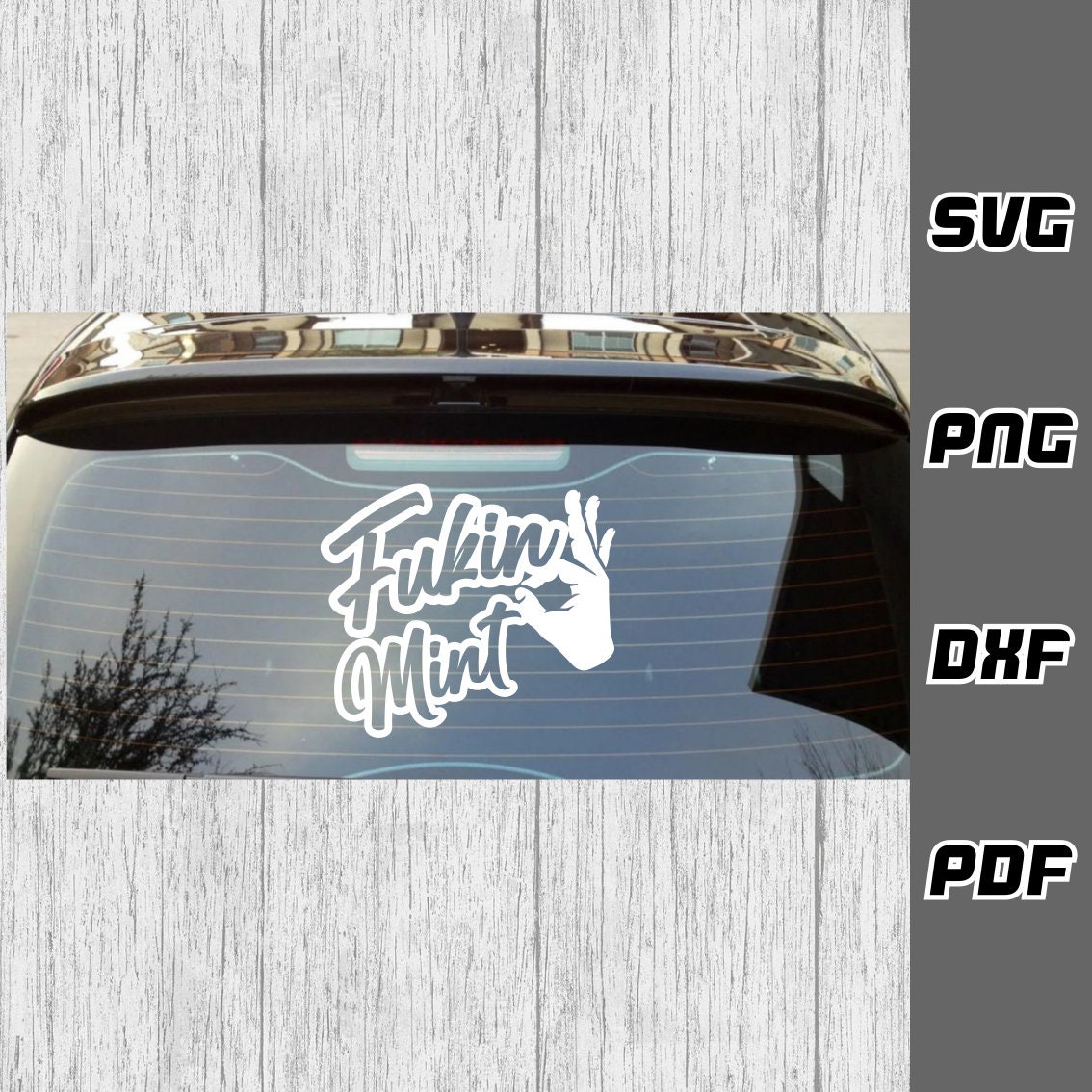 Fukin Mint SVG - Png - Dxf - Pdf - Cricut Cut File - SVG Files - Funny ...